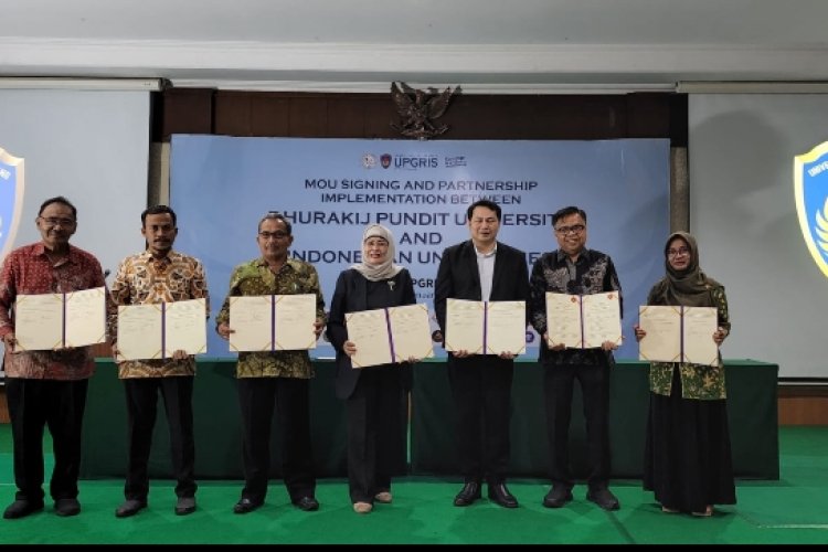 UMC Teken MoU dengan Dhurakij Pundit University Thailand dan 11 PTS Nasional - UMC Press