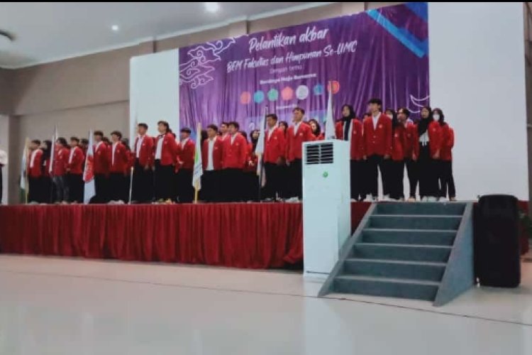 Hadir di Pelantikan BEM Fakultas Se-Universitas, Warek III UMC ...